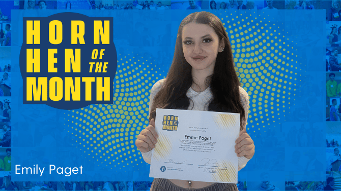 November Horn Hen of the Month: Emily Paget